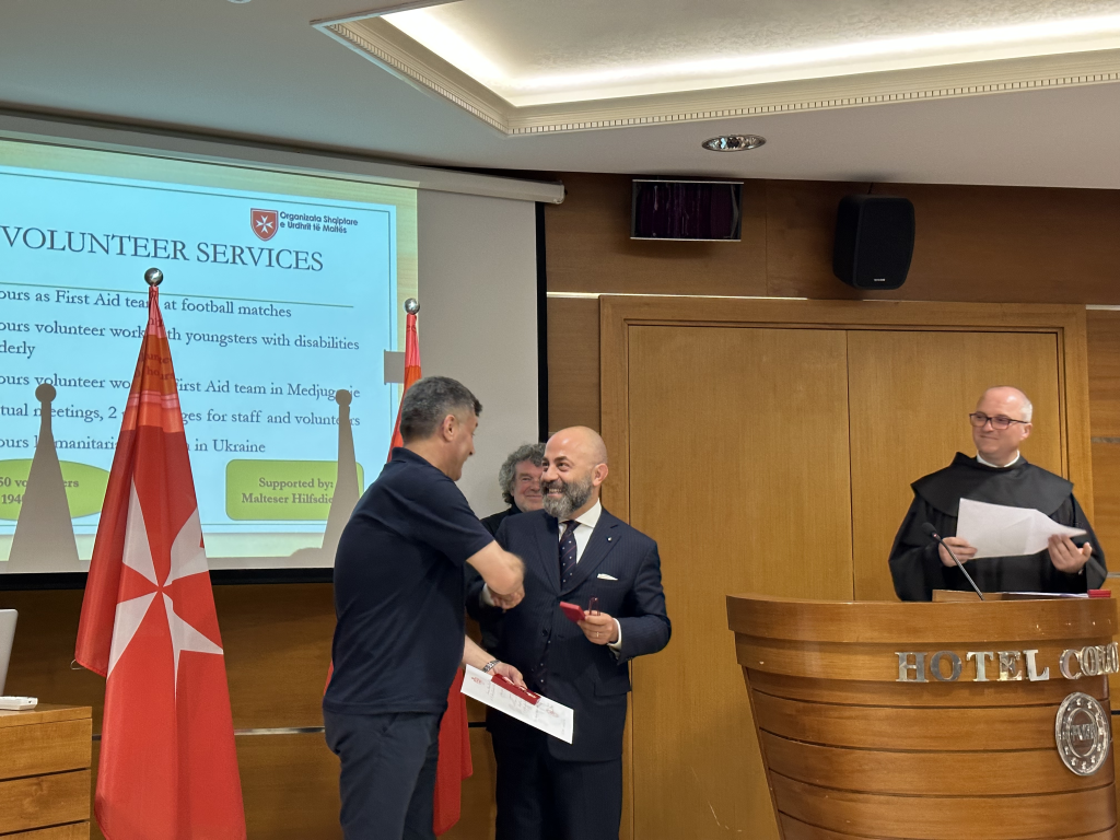 Covid-19 Medal awarded to the Albanian Organization of the Order of ...