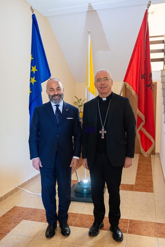 Courtesy visit of Ambassador Palumbo to H.E. Monsignor Giovanni ...